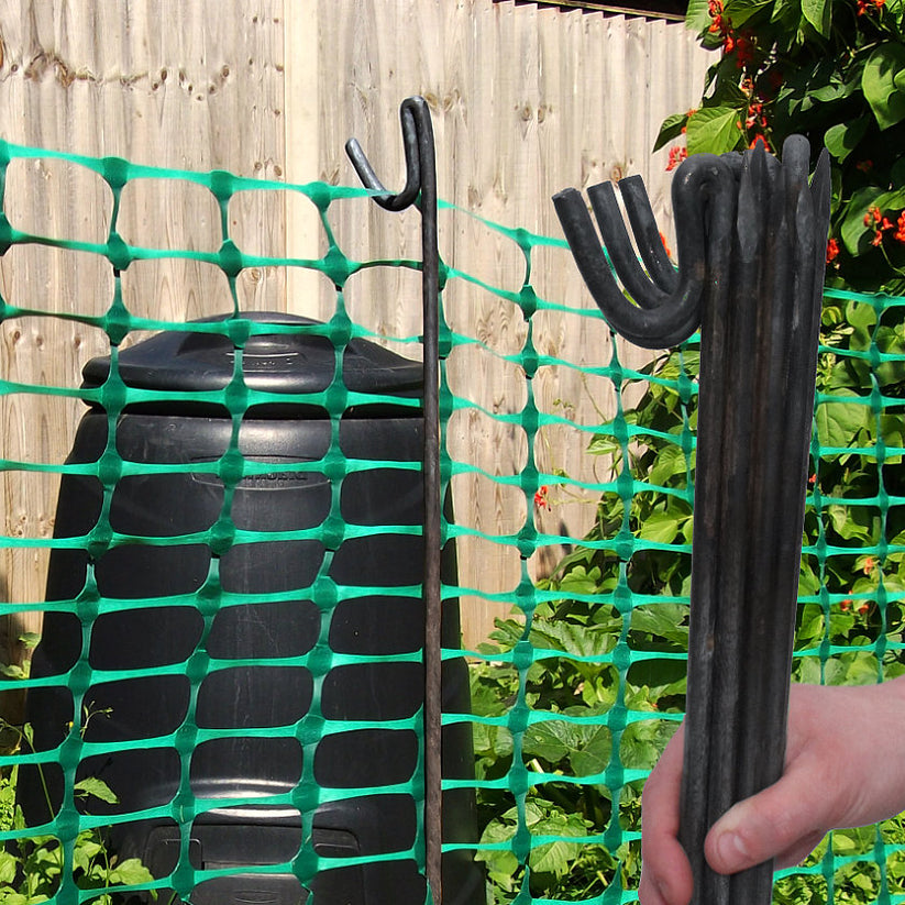 Strong Steel Fencing Road Pins 10mm - Temporary Fencing – Premier Netting