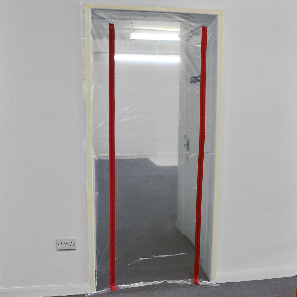 Double Zip Door Kit - Dust Prevention Door | Premier Netting