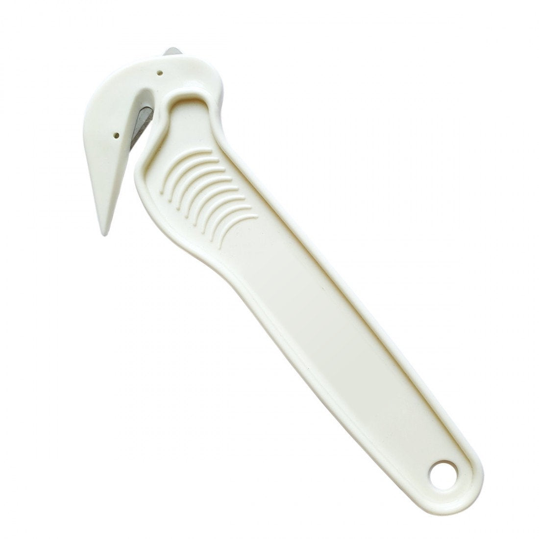 White Safety Box Cutter with Fixed Steel Blade – Premier Netting