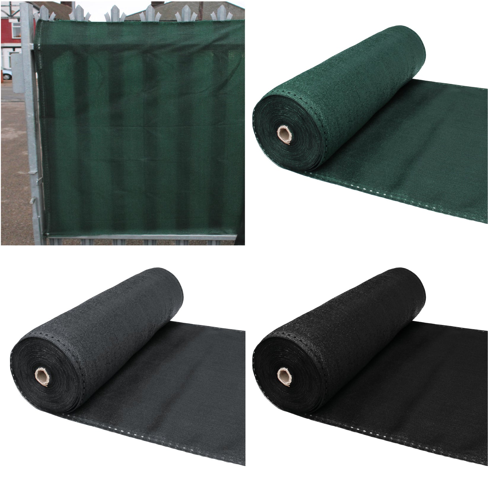 98% Shade & Privacy Netting | Green, Grey & Black | Premier Netting