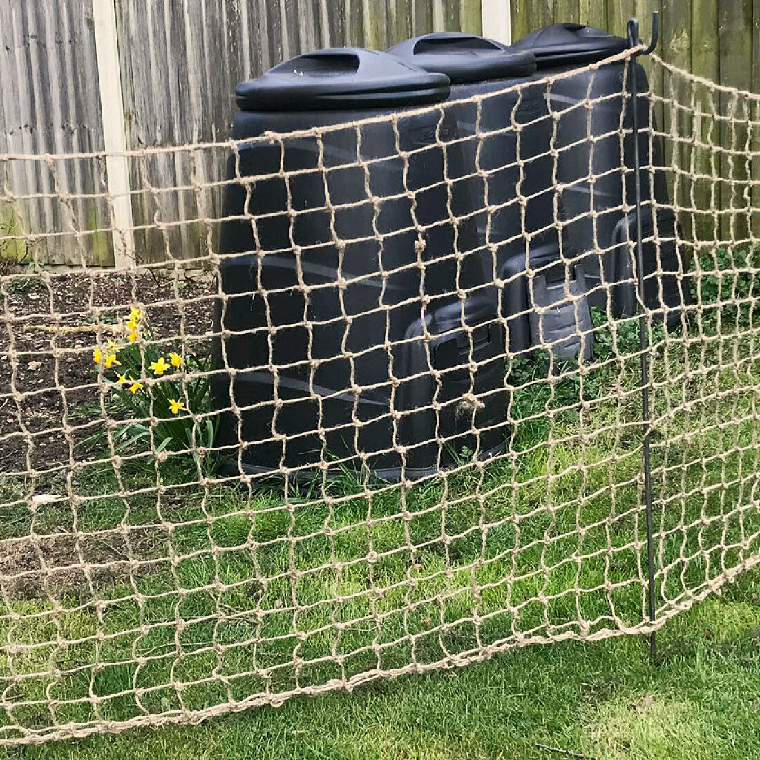Natural Jute Heavy Duty Pea & Bean Netting 50mm Mesh – Premier Netting