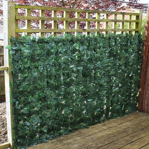 Artificial Ivy Hedge Garden Fence Screening 3m Long | Premier Netting